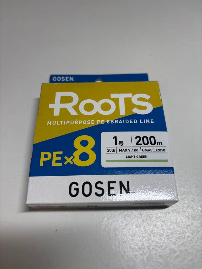 (新品・未開封)GOSEN ROOTS 1号PE x8 200m ライトグリーン - メルカリ