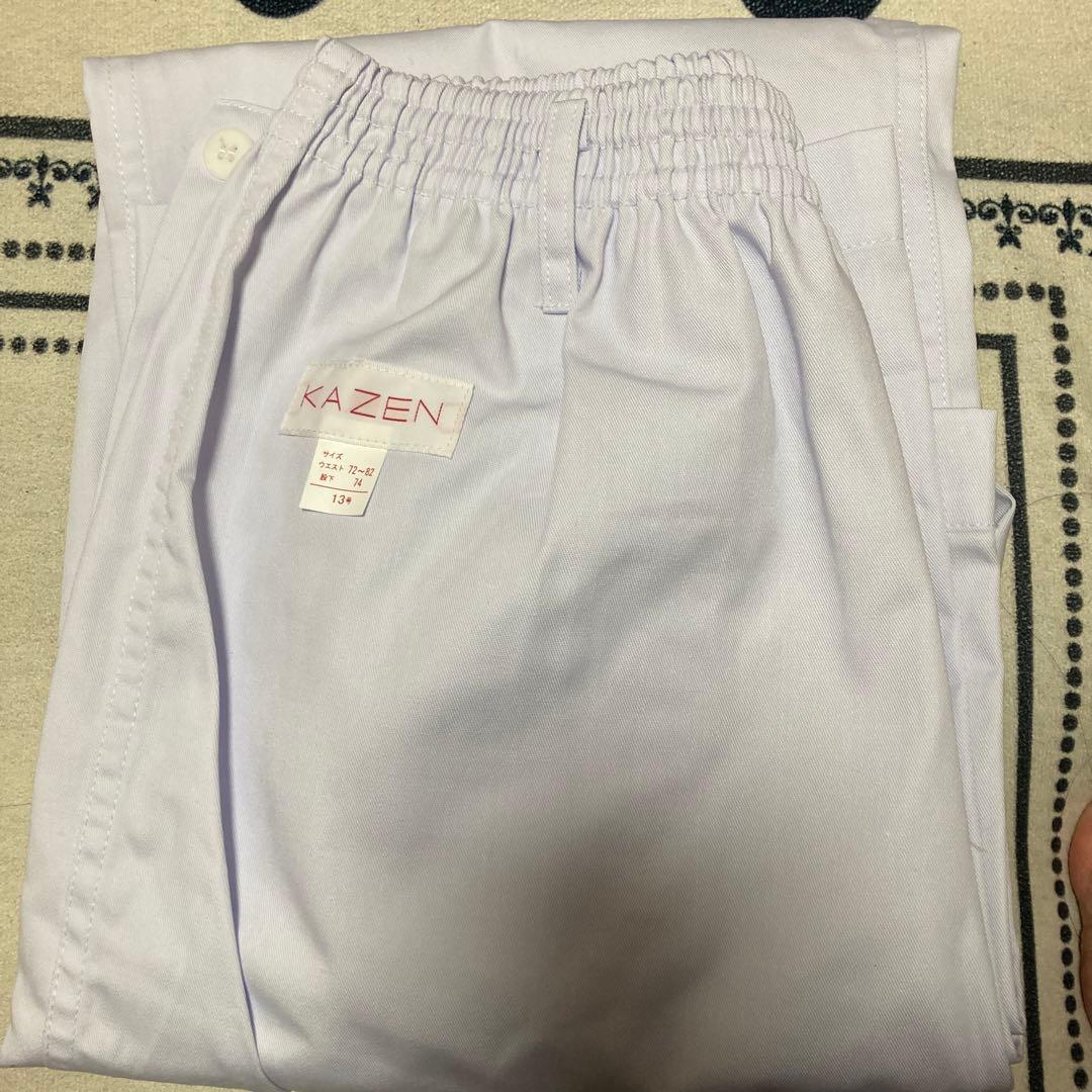 KAZEN 白衣 ズボン 810-40 - メルカリ