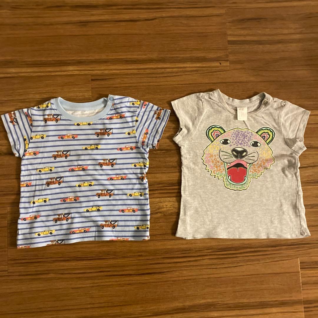 UNIQLO・H＆M 80cm 半袖Tシャツ2枚セット - メルカリ