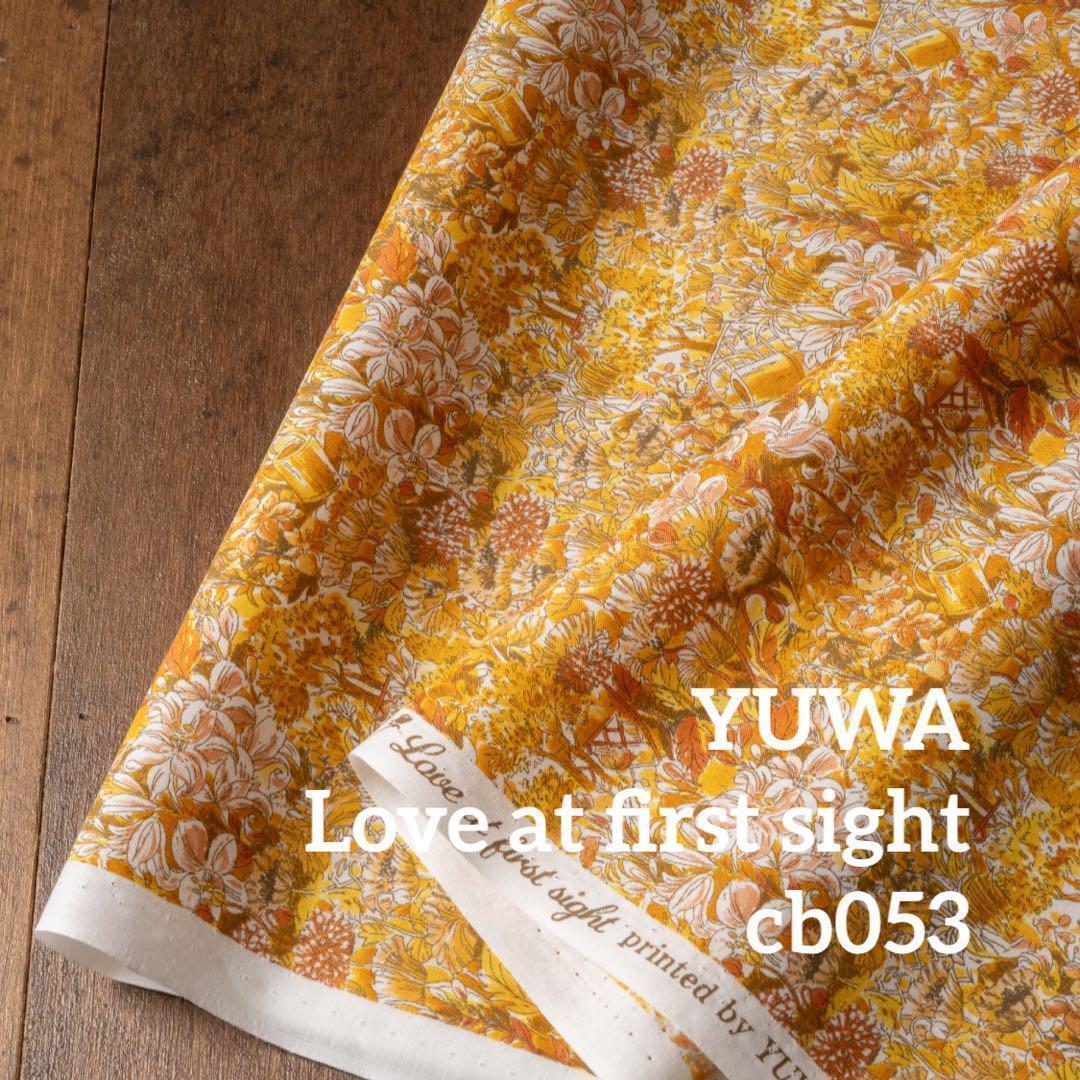 cb053-2 2M YUWA 綿100ブロード さわやかな花柄 オレンジ - メルカリ