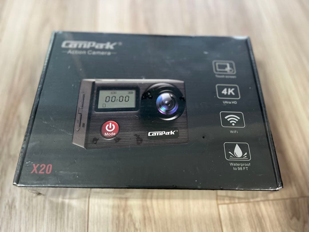 CamPark アクションカメラ X20 4K - メルカリ