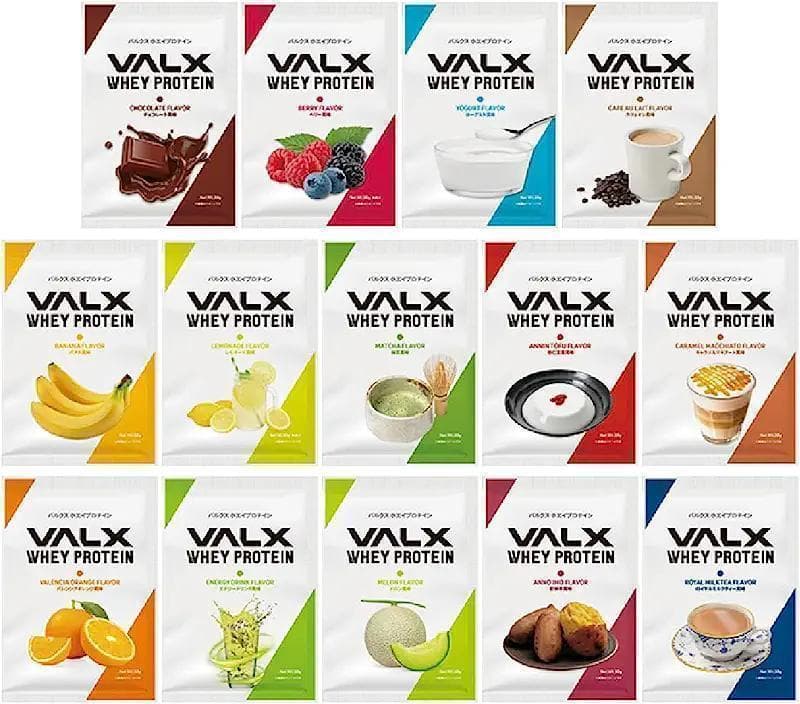 VALX バルクス ホエイプロテインバラエティパック【14フレーバー入り】 - メルカリ