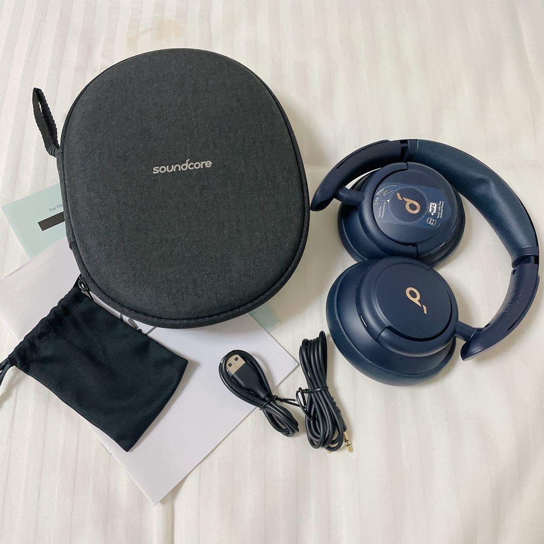 ANKER soundcore life Q30 第二世代 ヘッドホン ネイビー - メルカリ