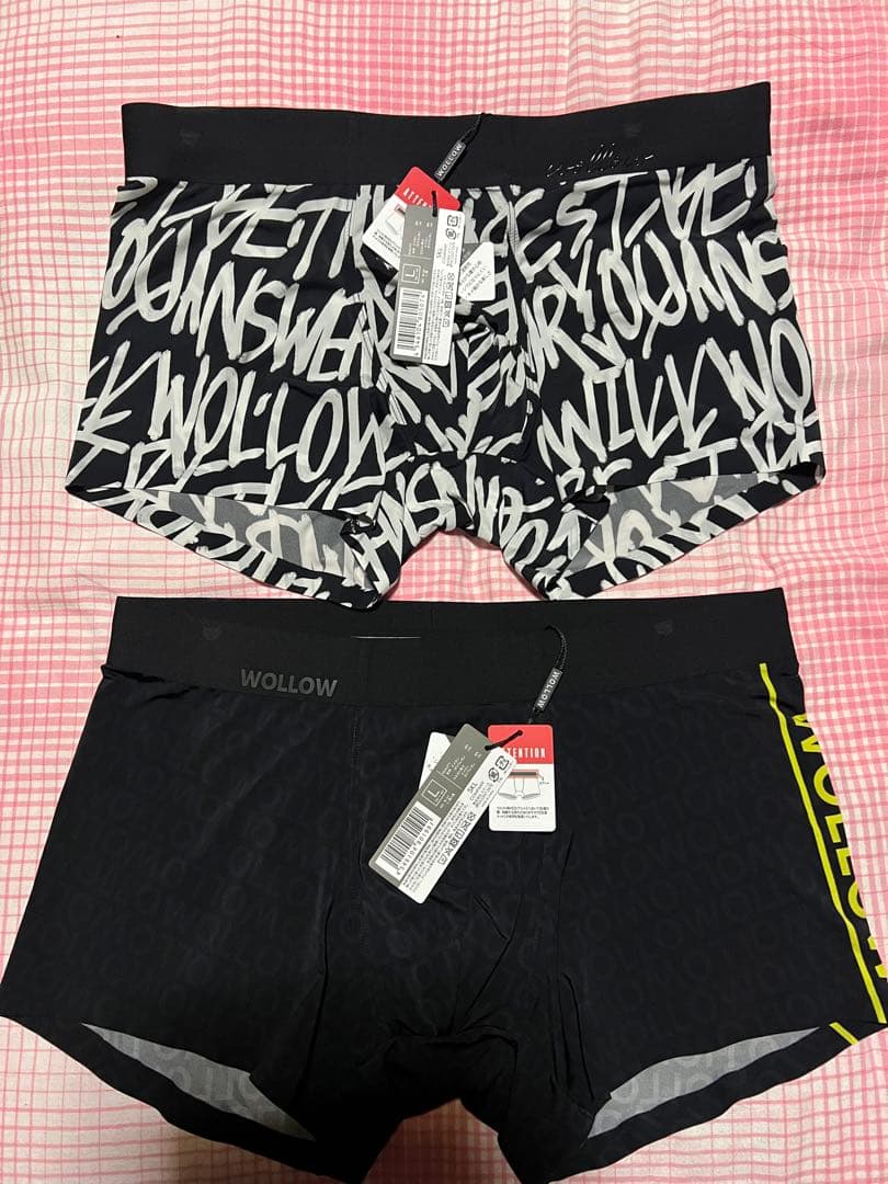 【新品/未使用】wollow ボクサーパンツ 新品 L 2枚セット ワロー メンズ 下着 - メルカリ