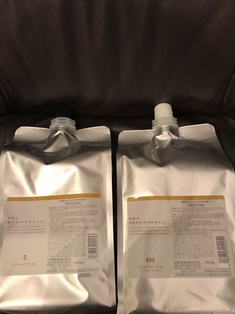 中野製薬 ENU SLシャンプー SLトリートメント1500ml ナカノ エヌ - メルカリ