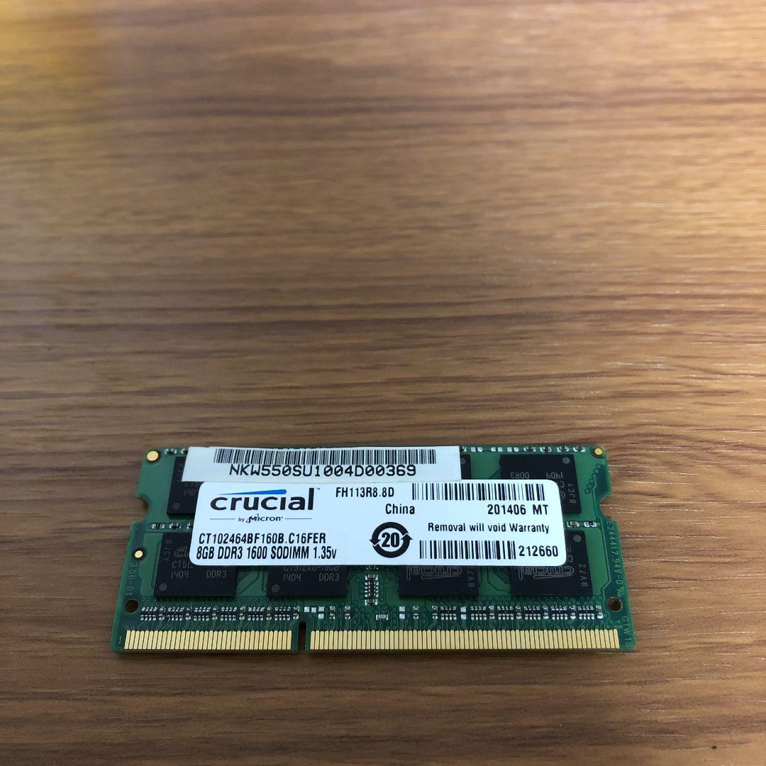8GB DDR3 1600 MT/s (PC3-12800) CL11 by メルカリ