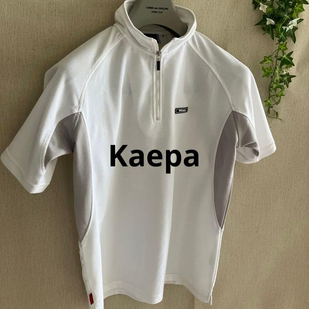Kaepa ハーフジップ半袖シャツ トレーニングシャツ M by メルカリ