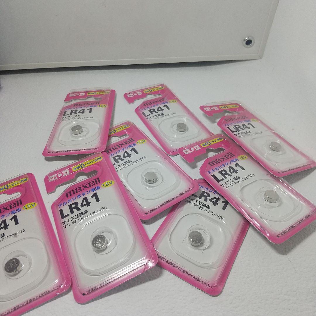 マクセル アルカリボタン電池 LR41 8個セット by メルカリ