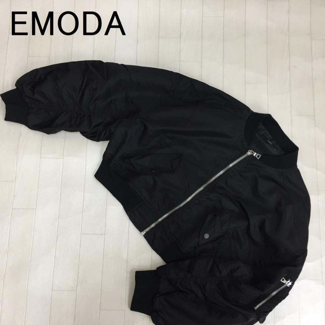 EMODA エモダ MA-1風 ブルゾン F - メルカリ