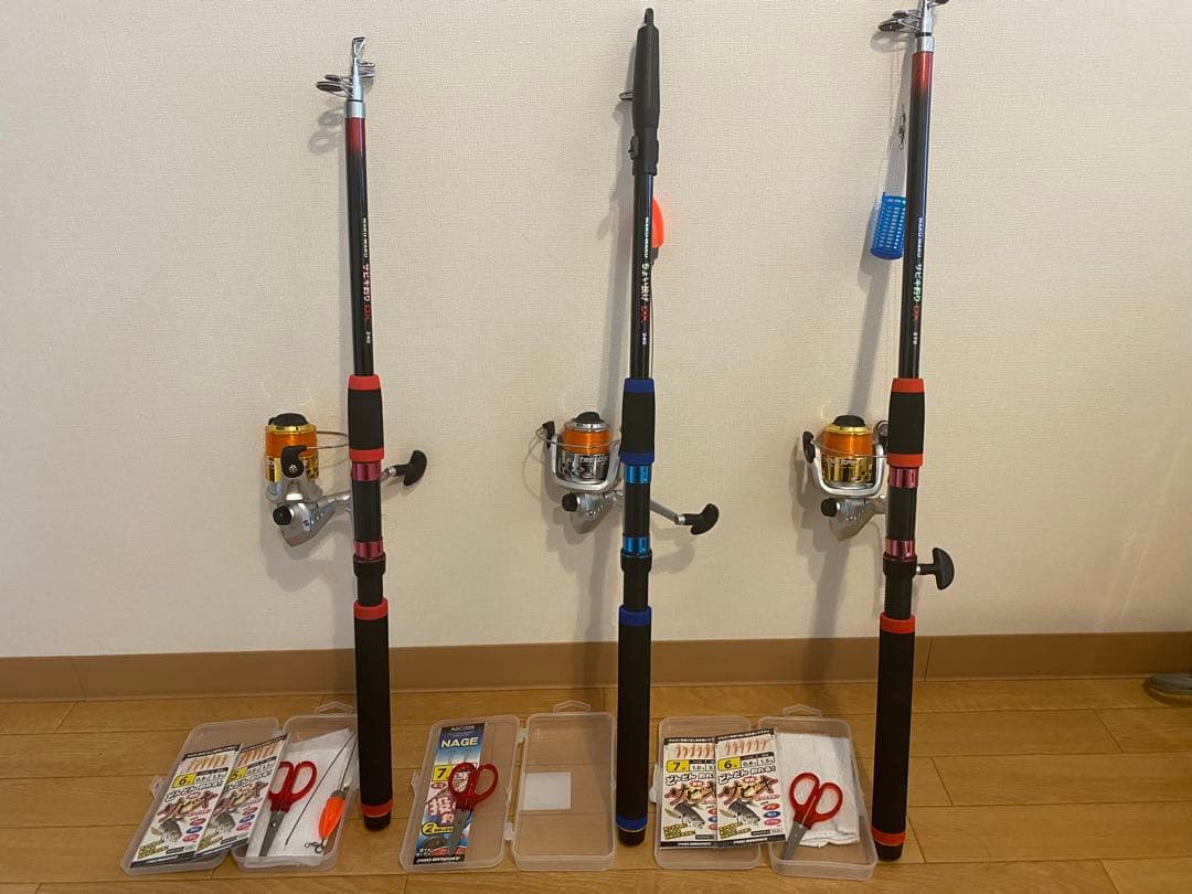 わくわくサビキ釣りセット DX 270＋240 釣竿セット 釣り竿セット by メルカリ