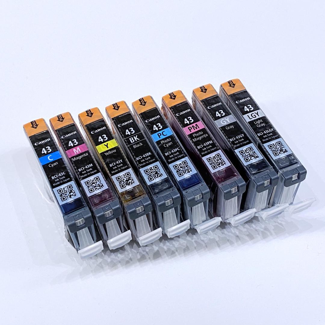 【新品未使用】キャノン Canon BCI-43 純正インク 8色 - メルカリ