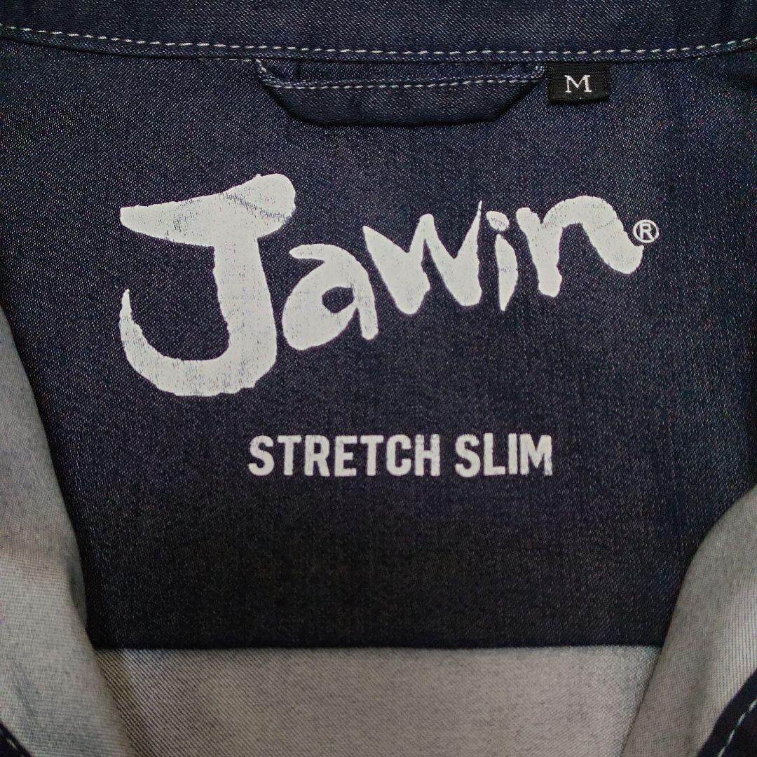 Jawin ジャウィン ストレッチスリム シャツ 作業着 デニム by メルカリ