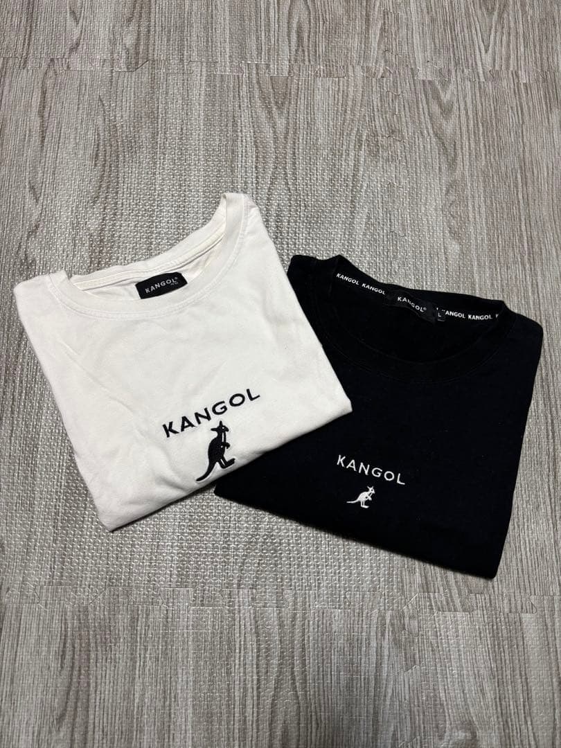 KANGOL Tシャツセット ホワイト ブラック - メルカリ