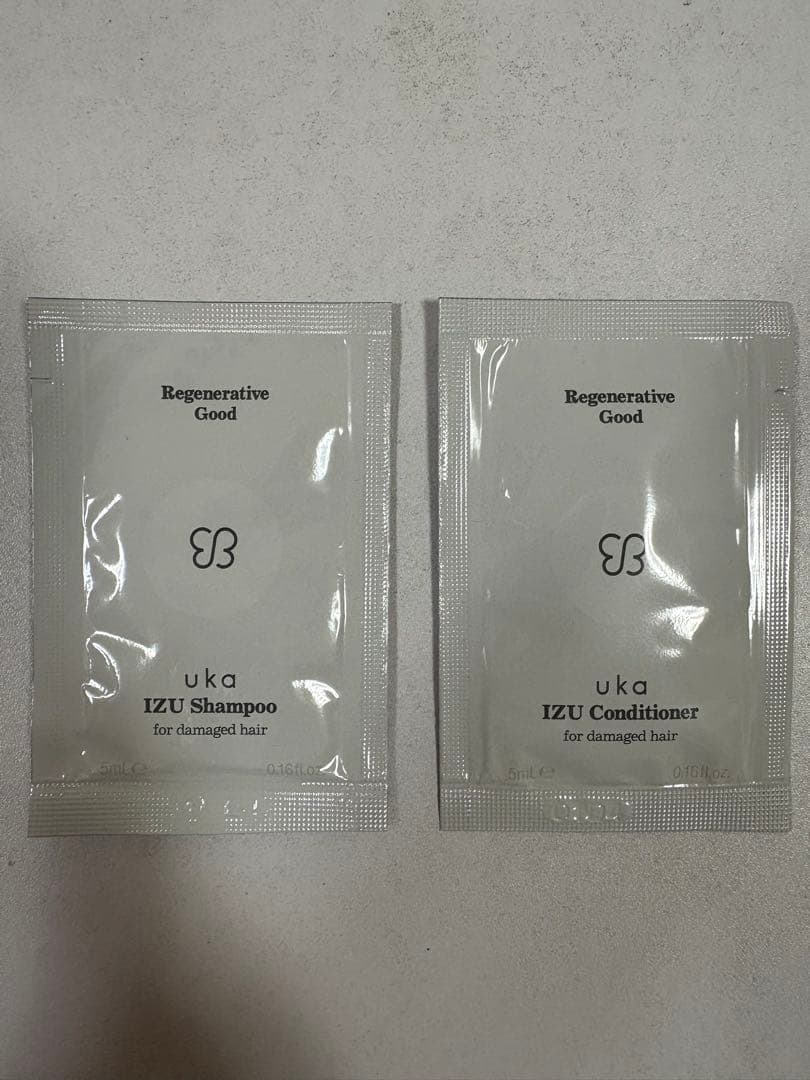 uka IZU シャンプー&コンディショナー サンプルセット 各5ml - メルカリ