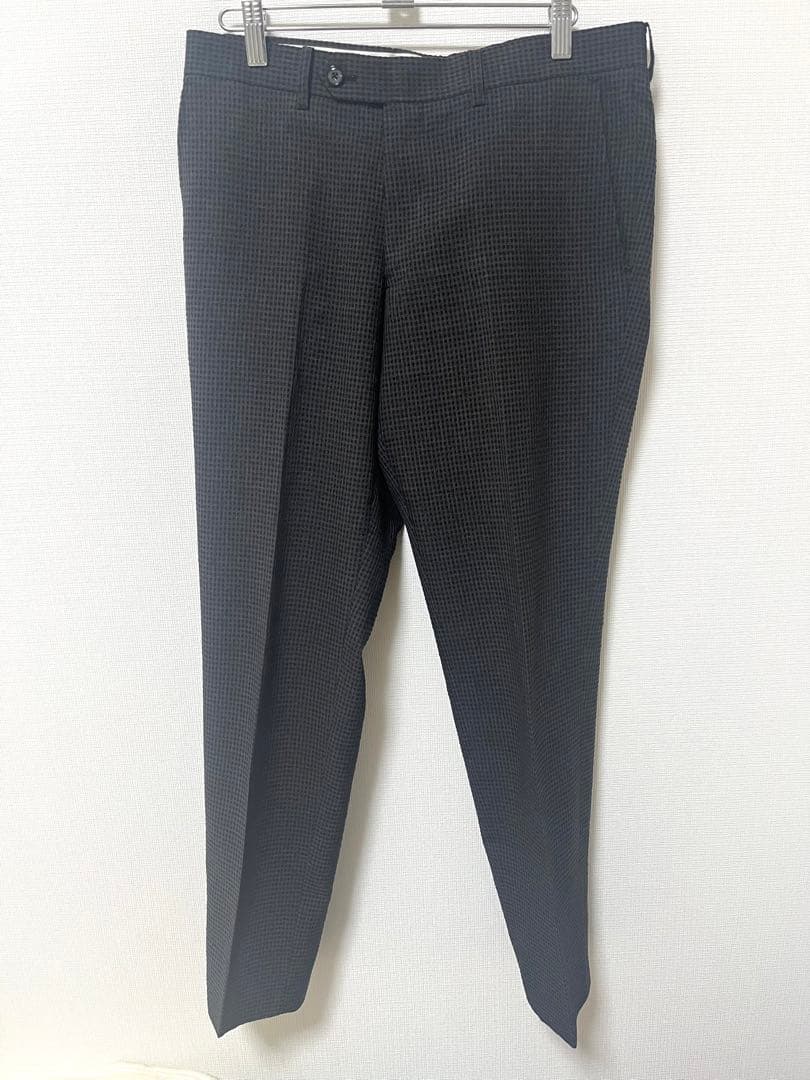 美品 TAKAQ チェック柄 スラックス ウォッシャブル サイズM - メルカリ