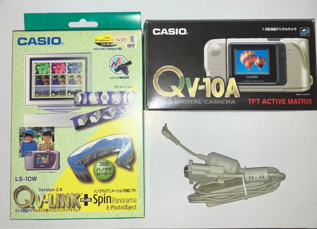 CASIO QV-10A + QV-LINK + QC-1D 3点セット - メルカリ