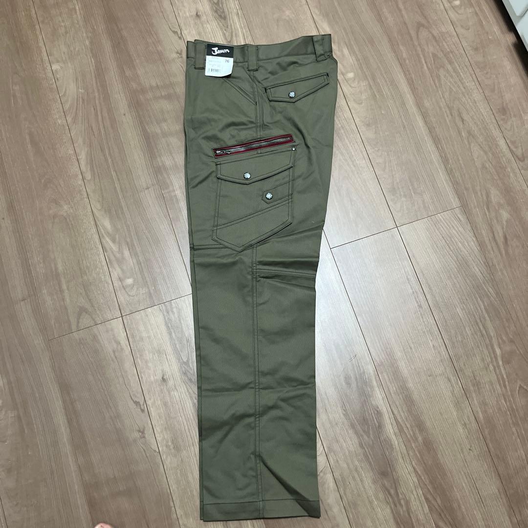 Jawin 52102 アーミーグリーン 76サイズ ワークパンツ 複数枚購入可 - メルカリ