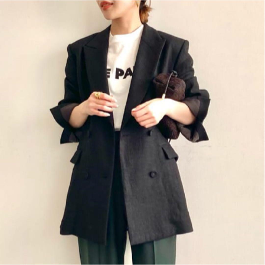 47％割引L【T-ポイント5倍】 新品 unfil 19SS オーバーサイズジャケット テーラードジャケット ジャケット/アウターL-OTA.ON.ARENA.NE.JP