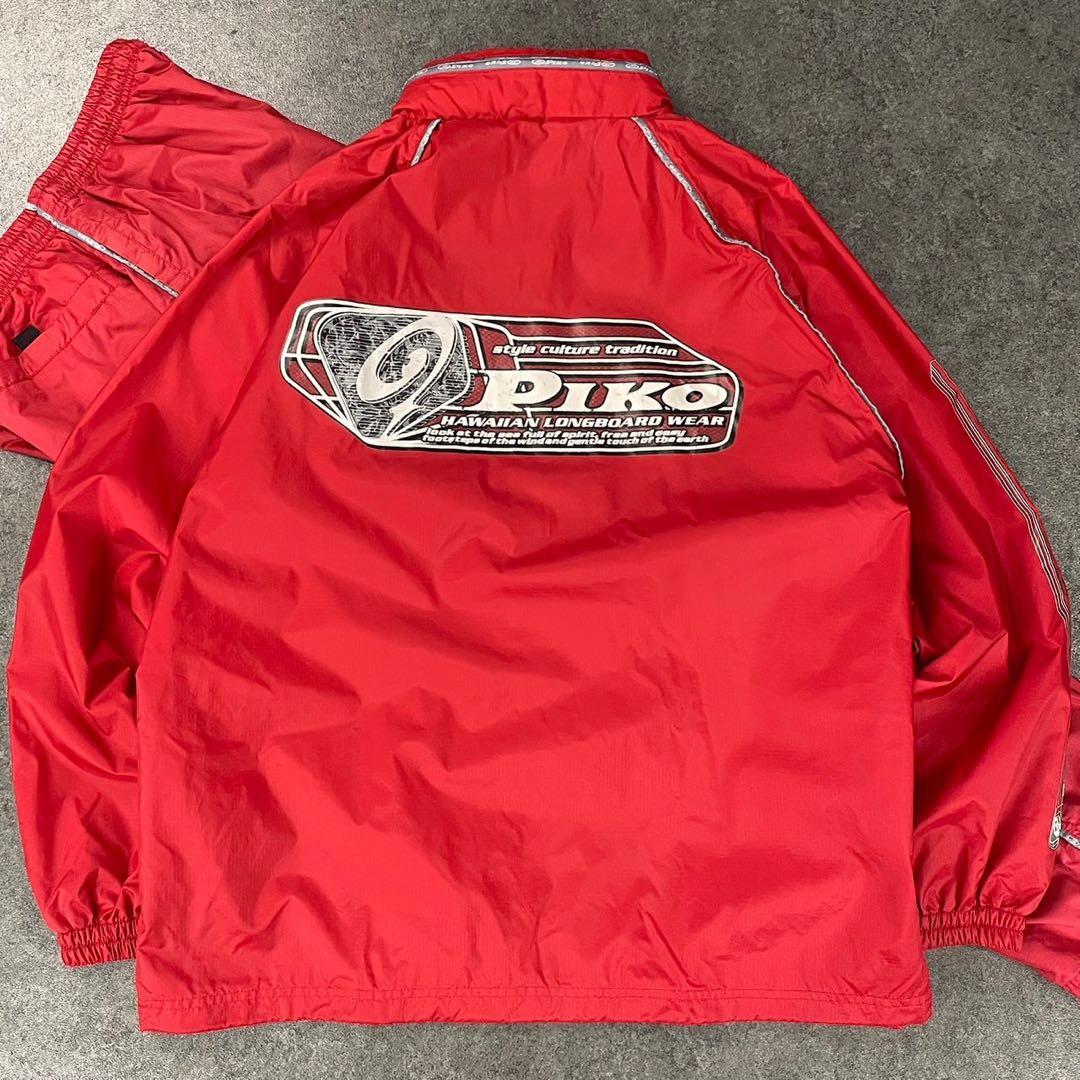 Y2K PIKO ウィンドブレーカー セットアップ 上下 ジャージ フード内蔵 - メルカリ
