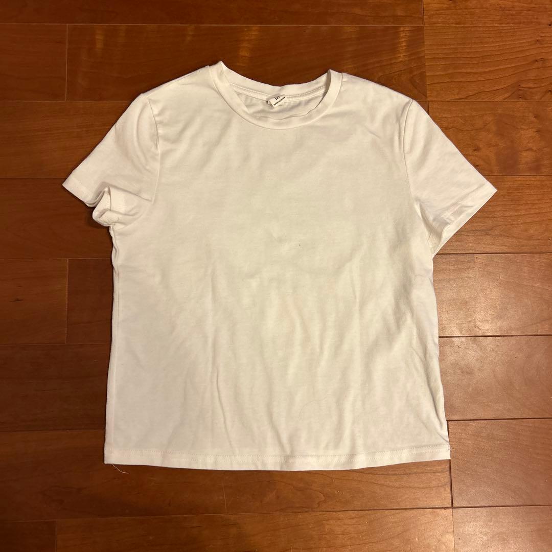 SHEIN ホワイト Tシャツ 10Y - メルカリ
