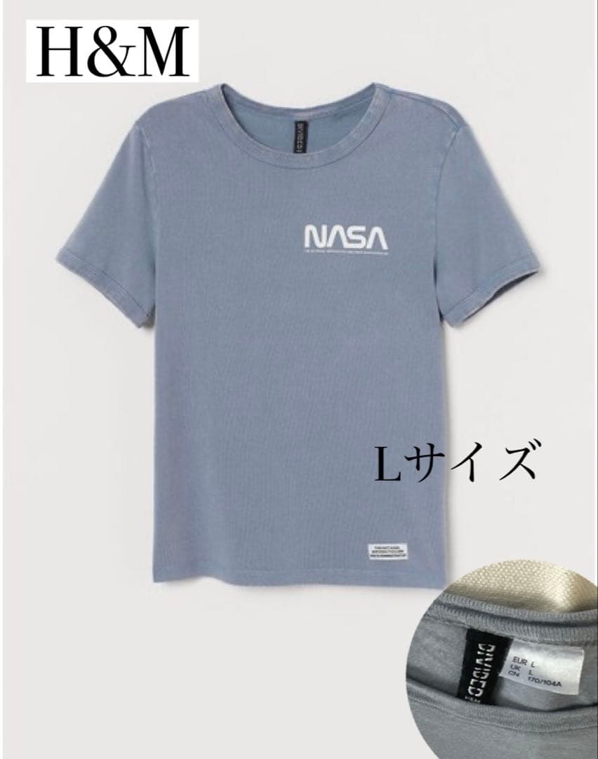 H&M NASAロゴ半袖Tシャツ - メルカリ
