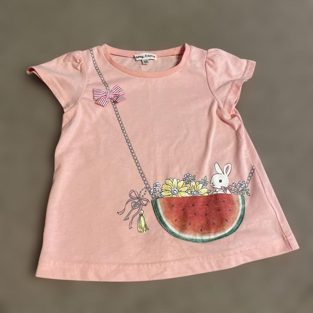 うさぎ Tシャツ 110サイズ any FAM - メルカリ