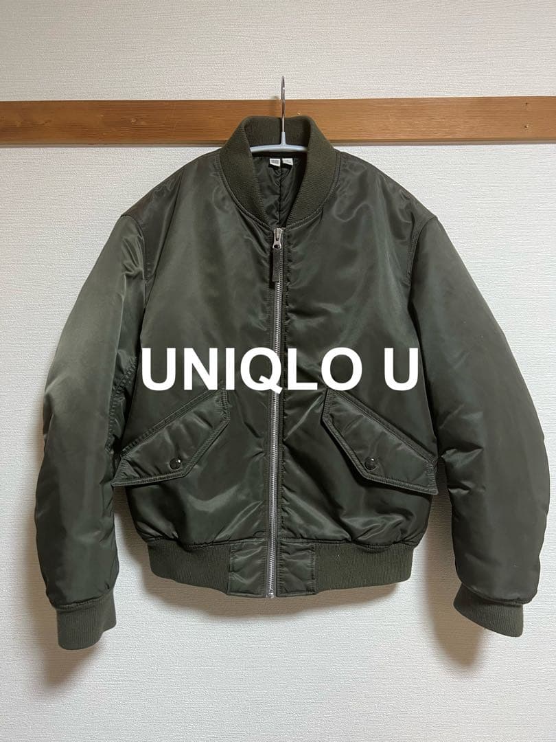 ユニクロユー UNIQLO U MA-1 ブルゾン 肉厚 by メルカリ