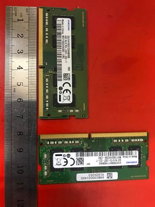 4GB 1R×16 PC4-2400T-SCO-11 2枚 - メルカリ