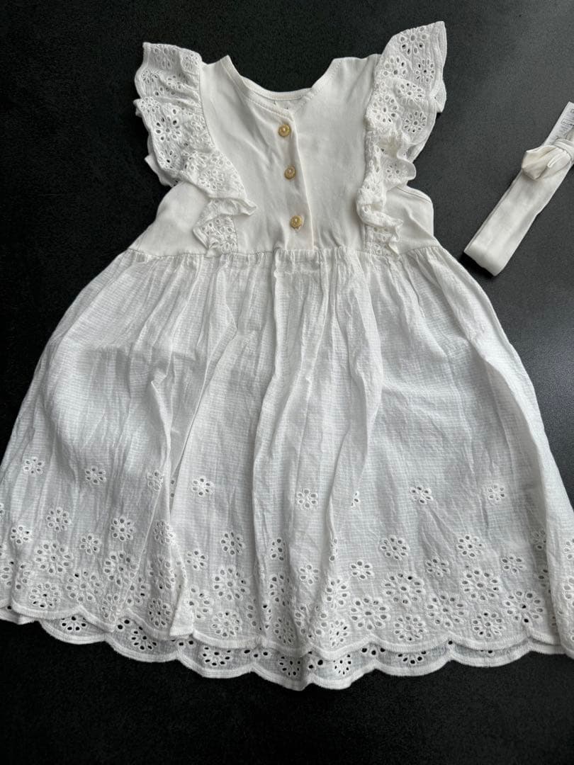 H&M コットン2アイテムセット ホワイト EUR92 - メルカリ