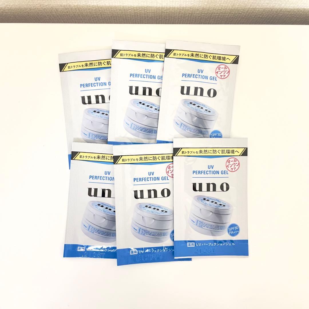 【新品/未開封】uno 薬用UVパーフェクションジェル1回分×6個セット - メルカリ