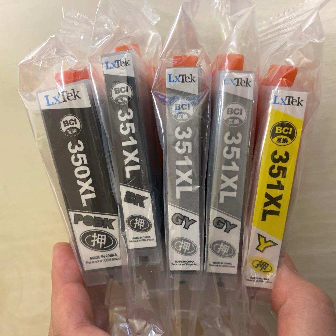 LxTek Canon用【BCI-351XL・BCI-350XL】互換インク - メルカリ