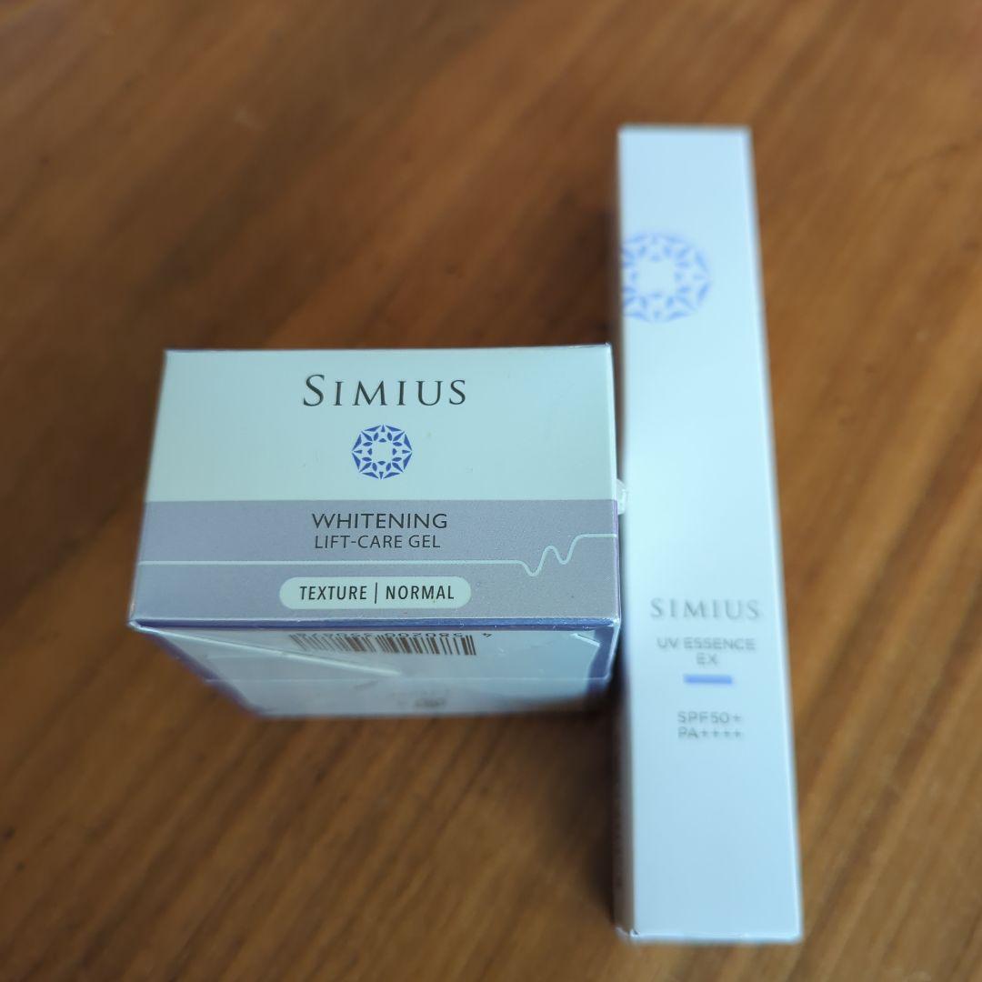 【未使用品】SIMIUS 薬用ホワイトニング リフトケアジェル·UV美容液EX - メルカリ