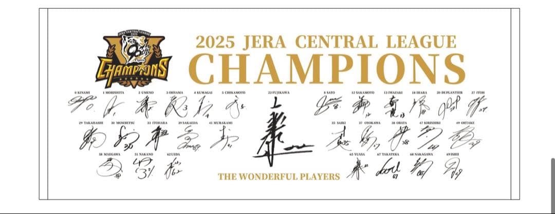 京王百貨店限定2025 JERAセ・リーグ優勝記念フェイスタオル 阪神タイガース - メルカリ