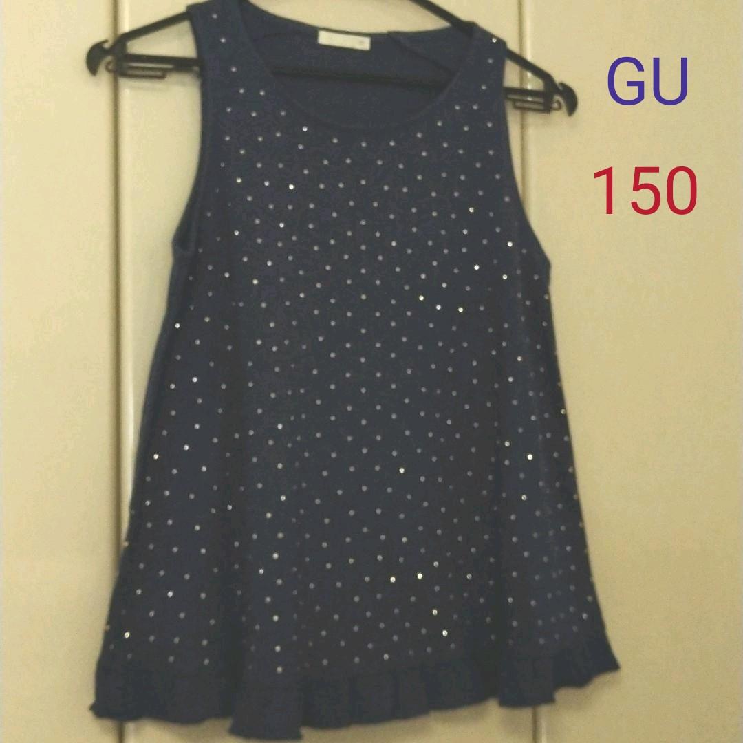 GU ジーユー タンクトップ 150cm - メルカリ