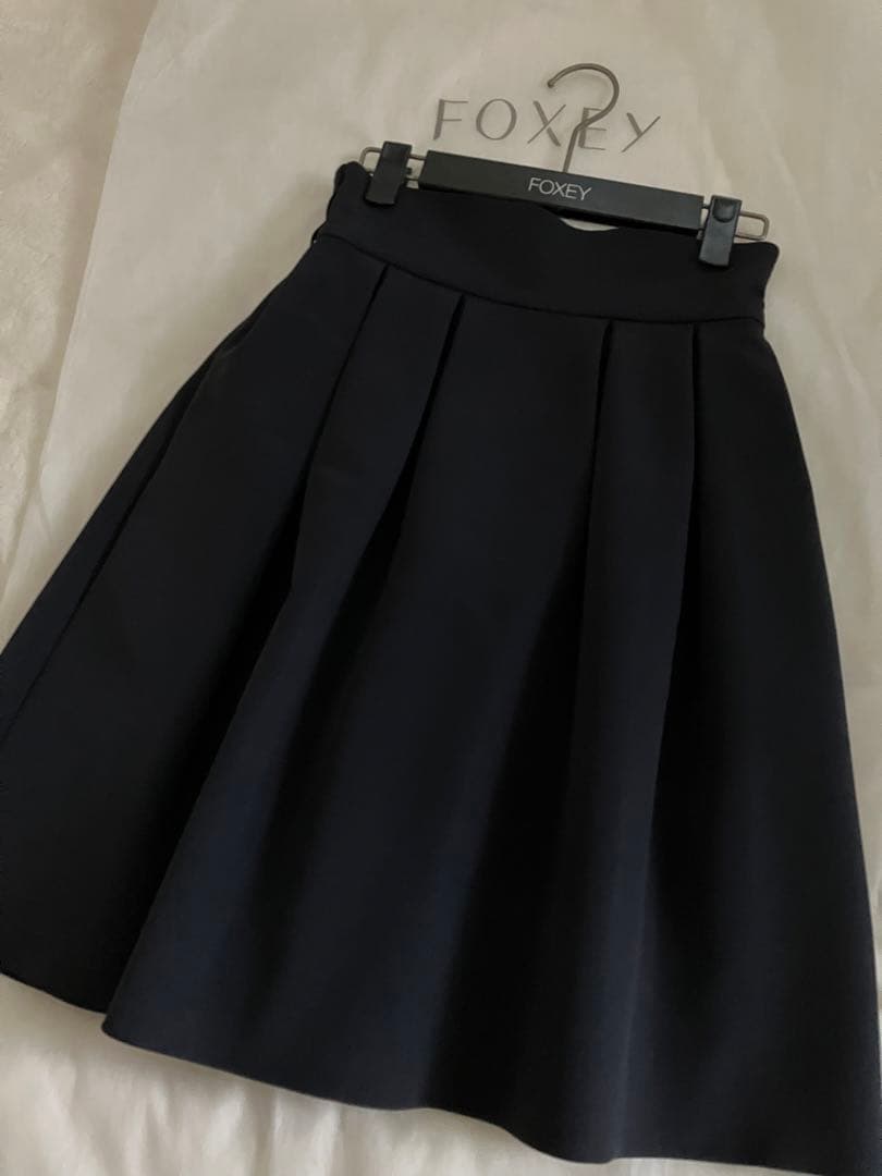 【中古】フォクシー FOXY NEWYORK スカート 38 濃紺 - メルカリ