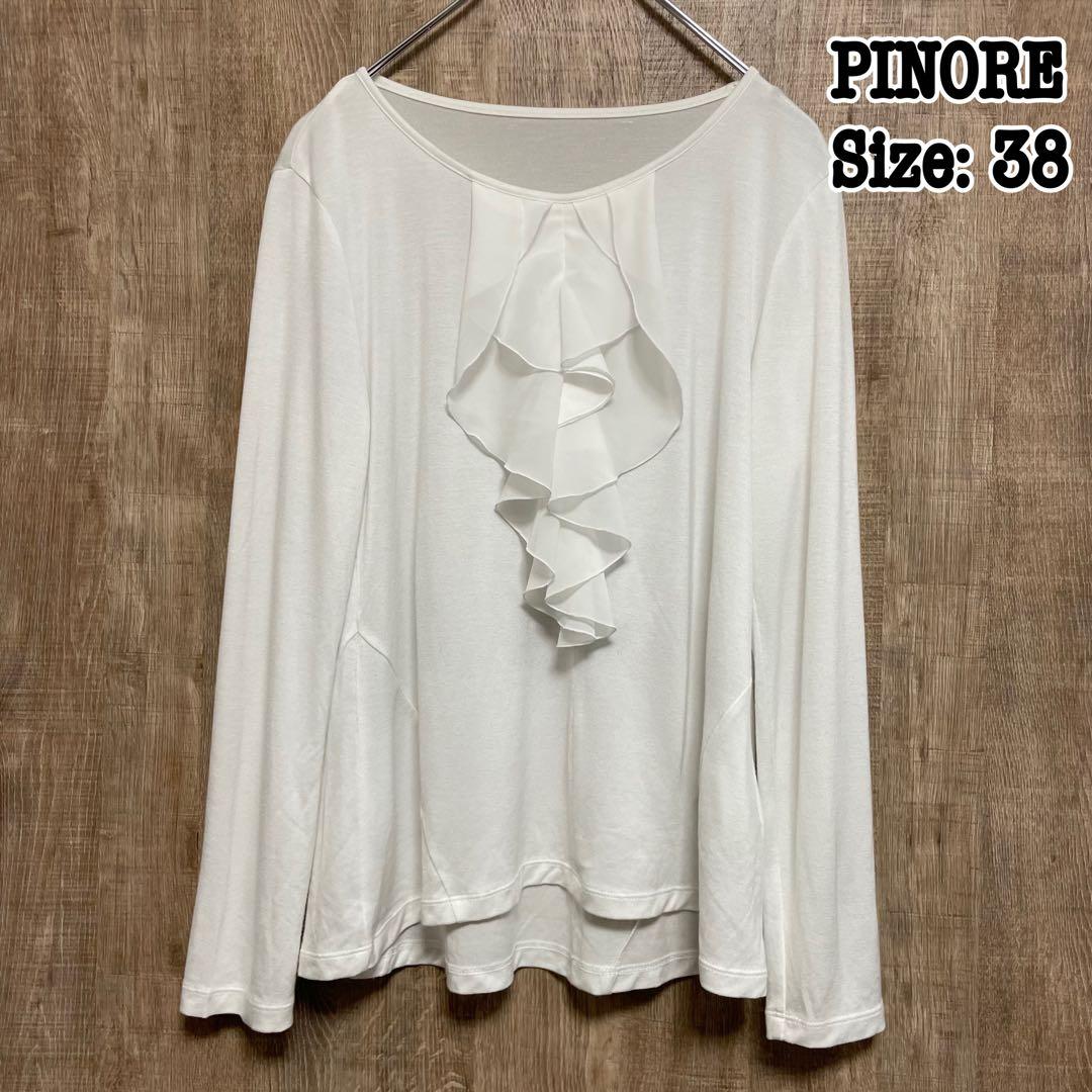 PINORE ピノーレ カットソー 38 サイズM ホワイト - メルカリ