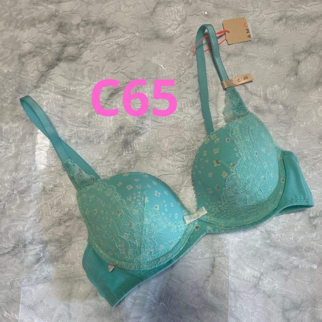 アモスタイル シックデイジープリント夢みるブラ ノンワイヤーC65 - メルカリ