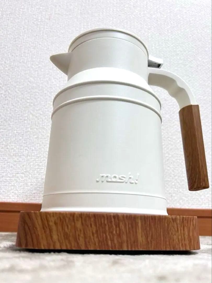 MOSHモッシュ 電気ケトル 0.8L 温度調節機能付き 保温機能付き おしゃれ - メルカリ