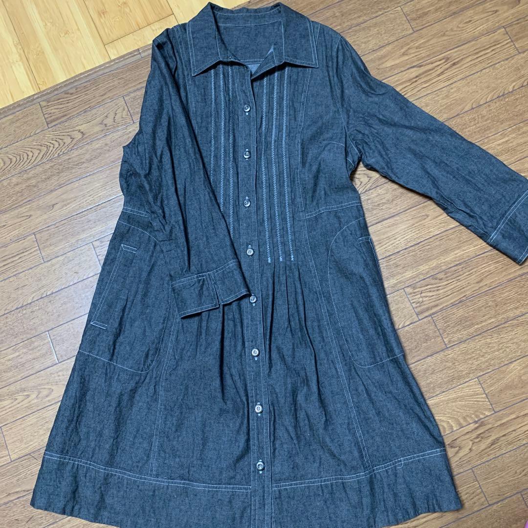 noa-geシャツワンピースコート - メルカリ