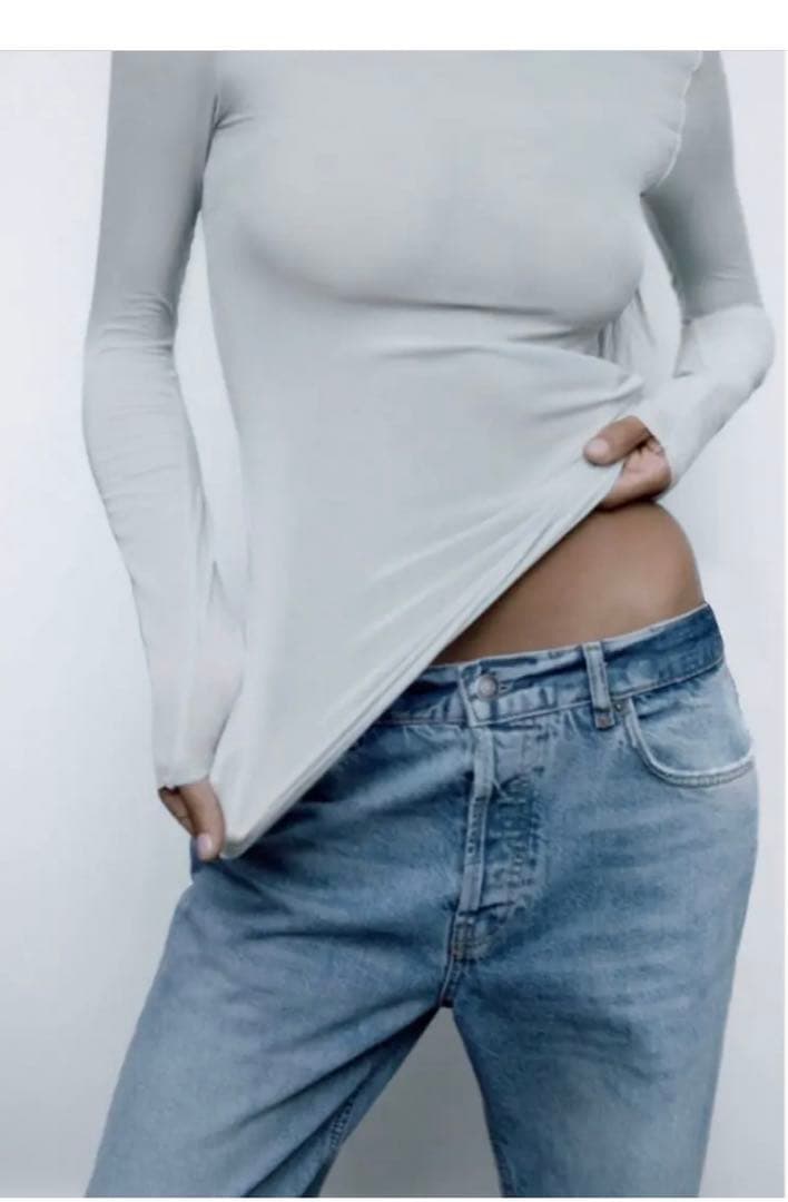 ZARA 新品 定価5990円 セミシースルーTシャツ 重ね着 ザラ 春夏秋服 - メルカリ