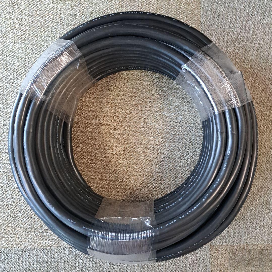 電線 CV8×3C 33m位 (赤・白・黒)昭和電線ケーブルシステム - メルカリ