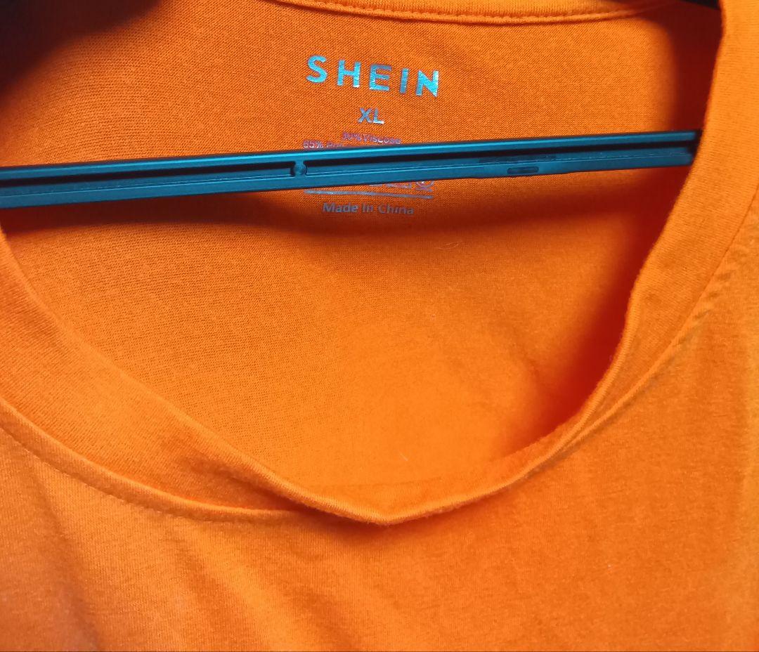 SHEIN XL オレンジ Tシャツ 目のデザイン中古 - メルカリ