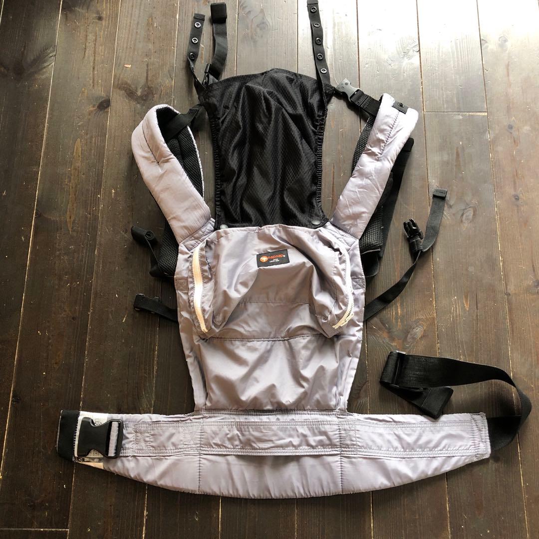 napnap（ナップナップ） ベビーキャリー COMPACT グレー コンパクト - メルカリ