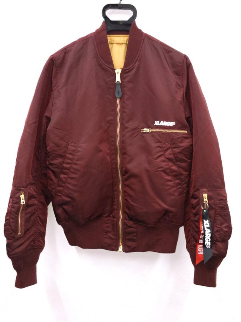 【3011】XLARGE × ALPHA コラボ MA-1 ジャンパー Sサイズ by メルカリ