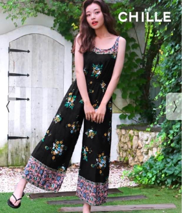 kyon太様専用 CHILLE ANAP花柄オールインワン - メルカリ