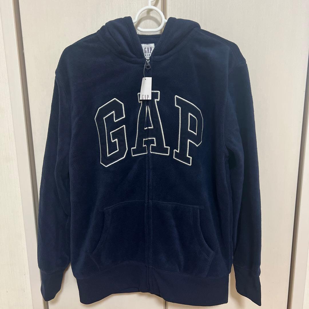 GAP フリースパーカー XXL (14-16) ネイビー - メルカリ
