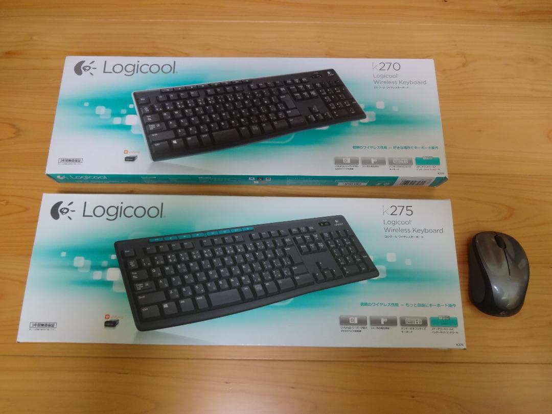 ロジクール キーボード2台（K270、K275）マウス1台（M235） - メルカリ
