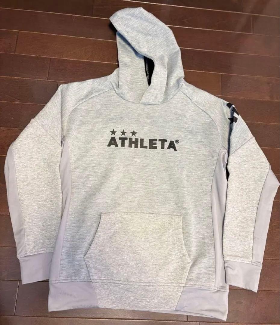 ATHLETA パーカー160サイズ グレー - メルカリ