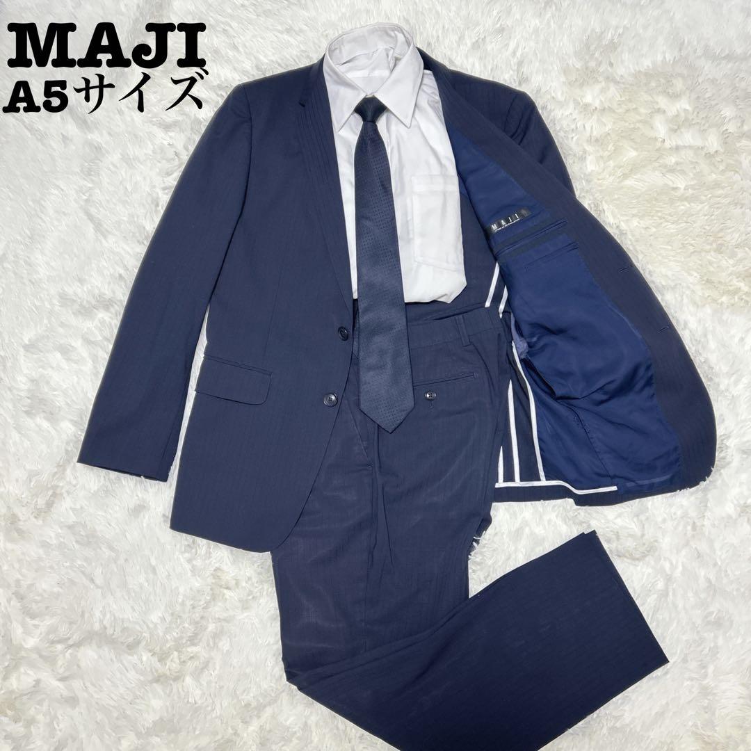 AOKI MAJI A5サイズ ネイビー リクルートスーツ スリム by メルカリ