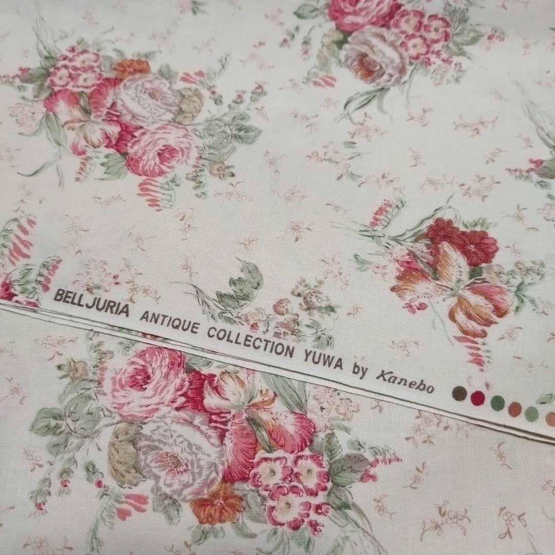 YUWA ANTIQUE COLLECTION＊ローズ＊生成＊110×80cm - メルカリ